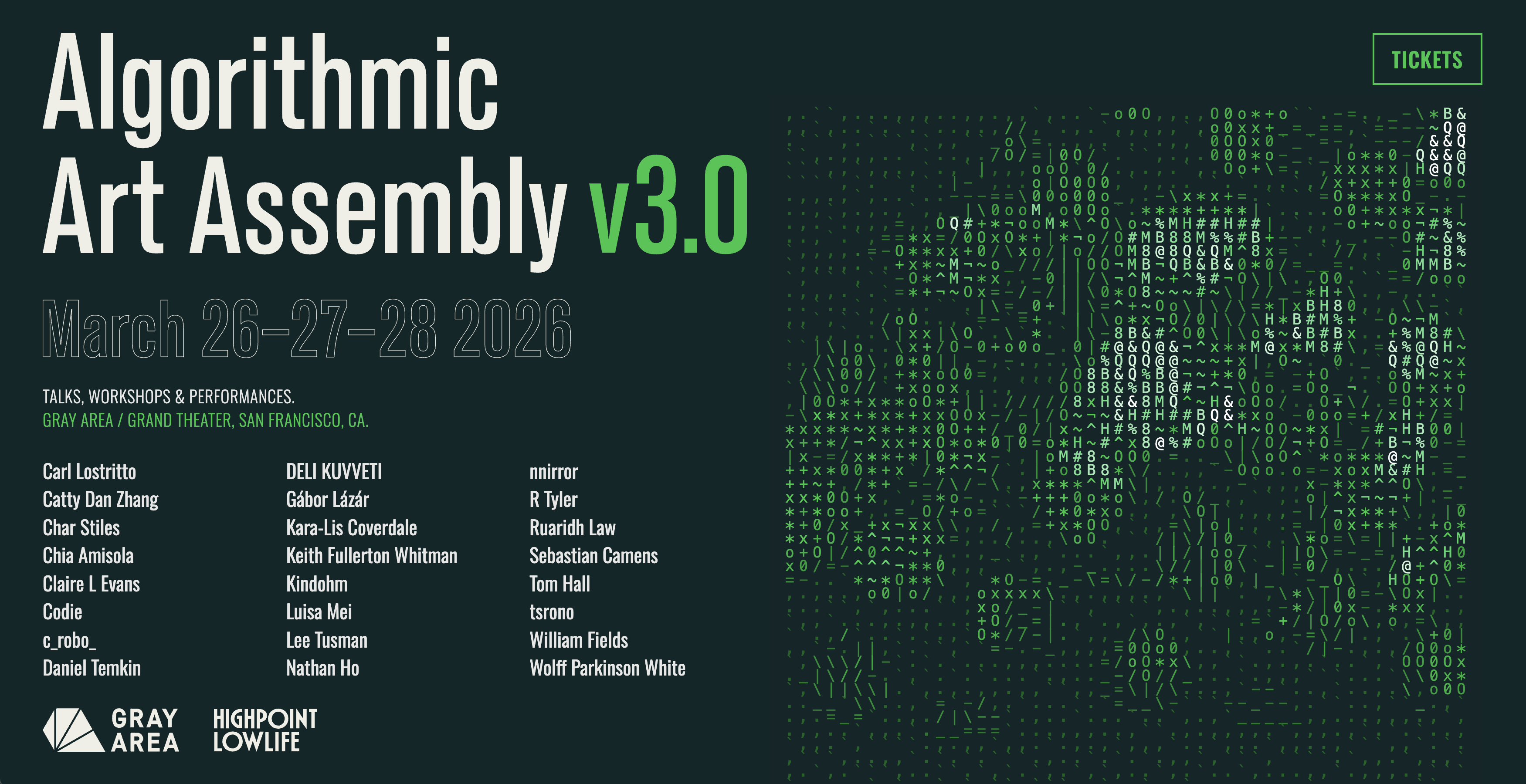 Algorithmic Art Assembly v3.0. – Keith Fullerton Whitman